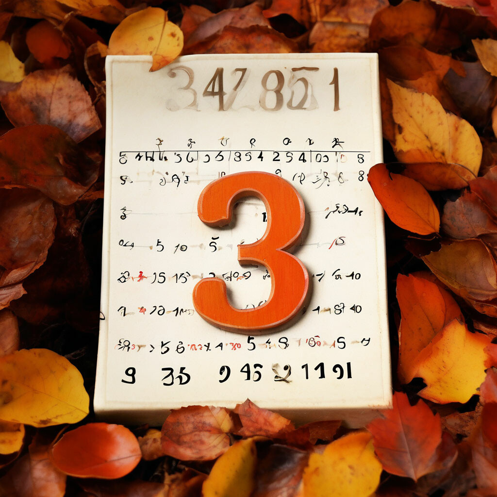 "The number 3 on the calendar in …" — image created in Shedevrum