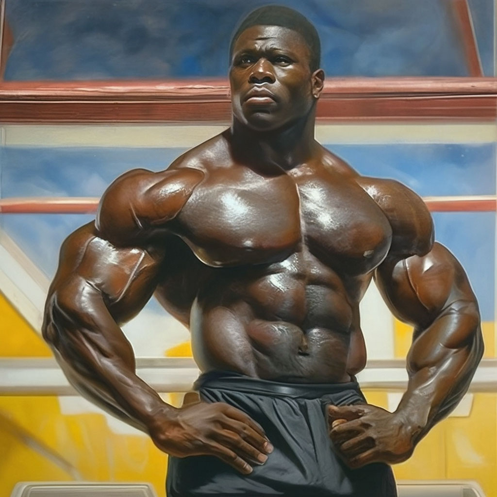 "Bodybuilder side man, rugby player mighty legs black Jock be muscles ...
