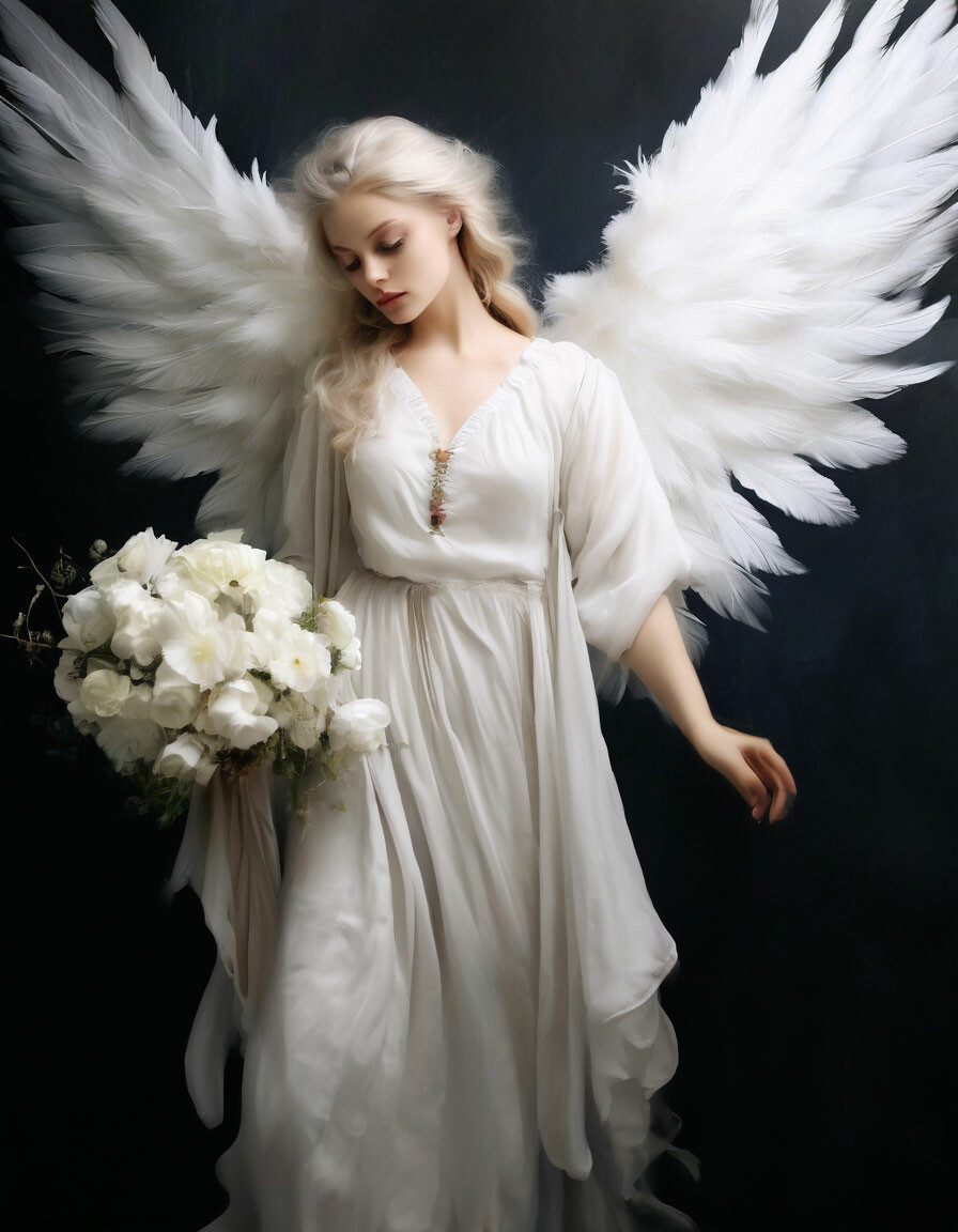 "🪄 for @Rowan from anna_sent Flowers are like winged angels, And angels ...