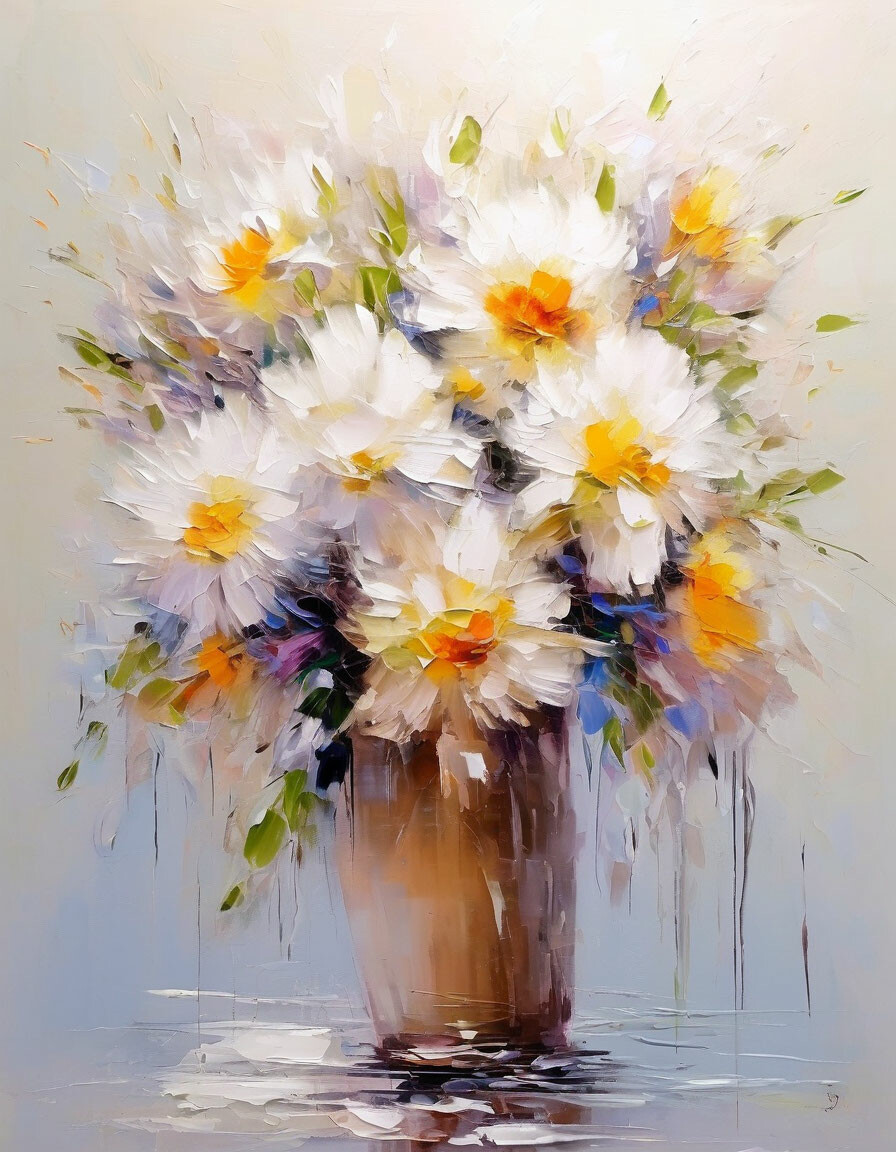 "Flowers, thrillingly permeated with light. elegant. gently. Palette ...