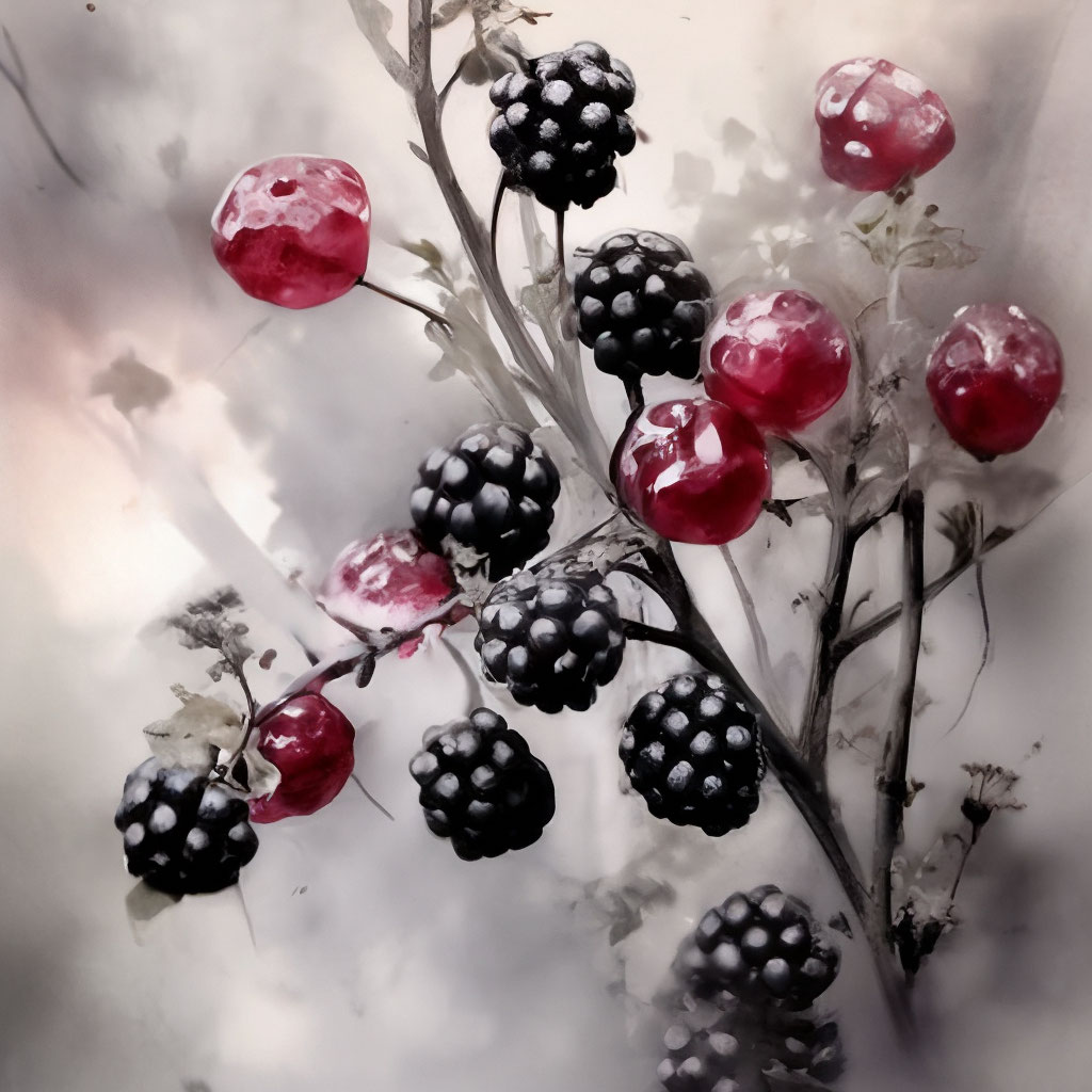 "Grey white delicate canvas, dry watercolor,watermark with a pen ...