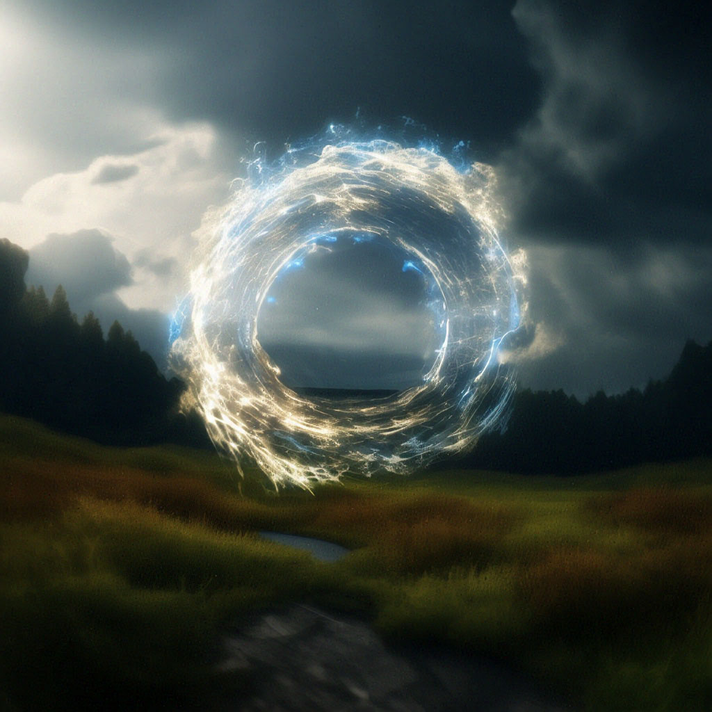 "The element of wind, magic. UHD" — image created in Shedevrum