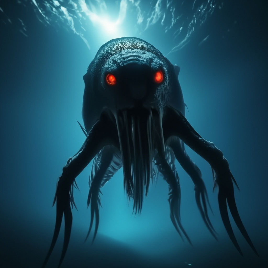 "👌 Mariana Trench, view on the bottom, depth 10900 m, darkness, sea ...