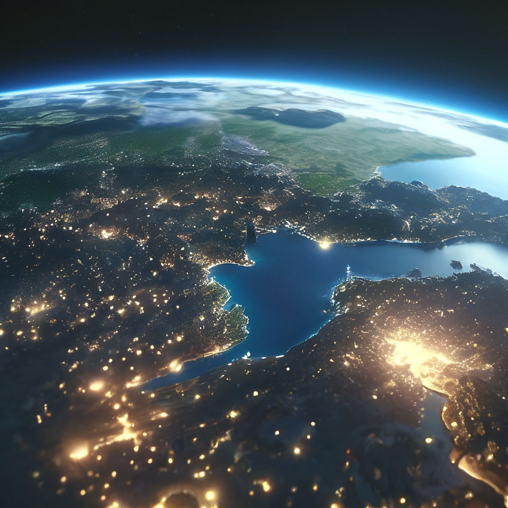 "Planet Earth, space, hyperrealism, realistic, 4k, professional photo ...