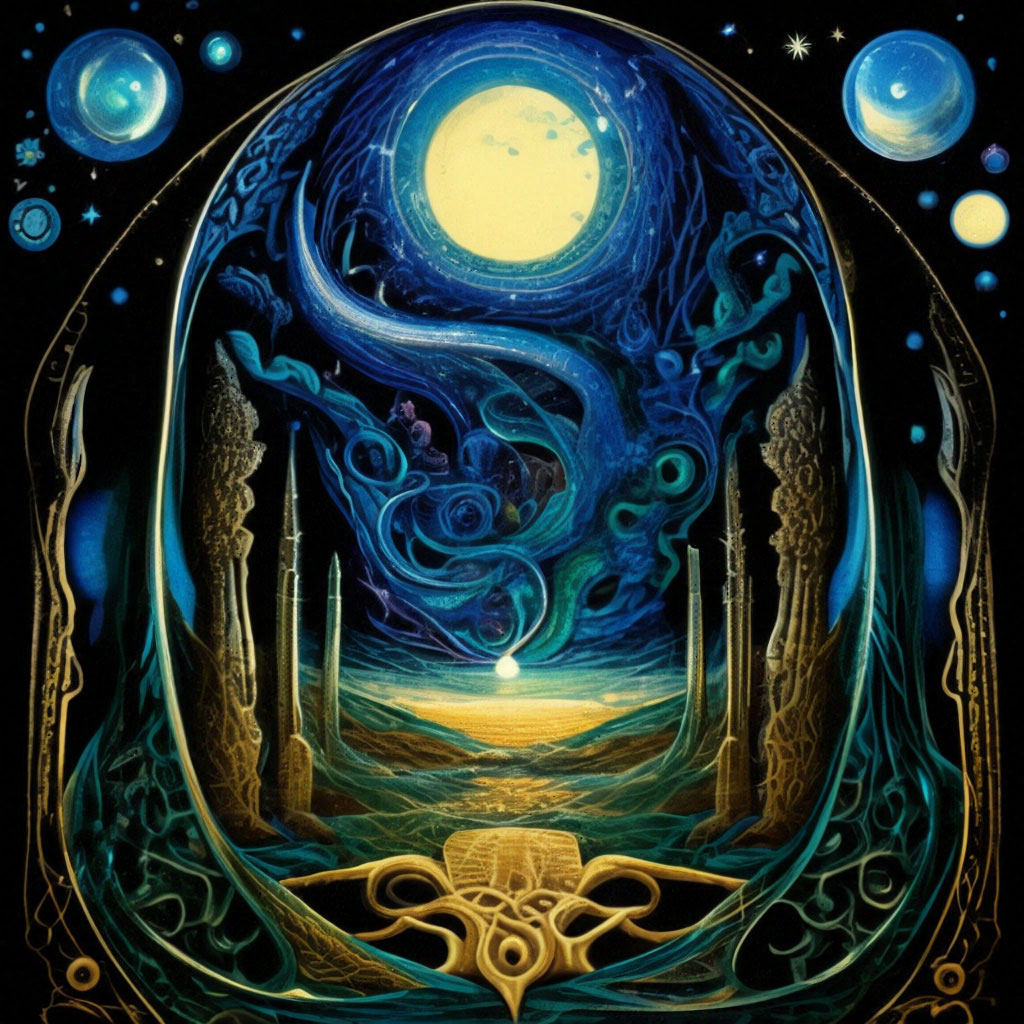 "Cosmism style Nicholas Roerich boundless Universe ontological ...