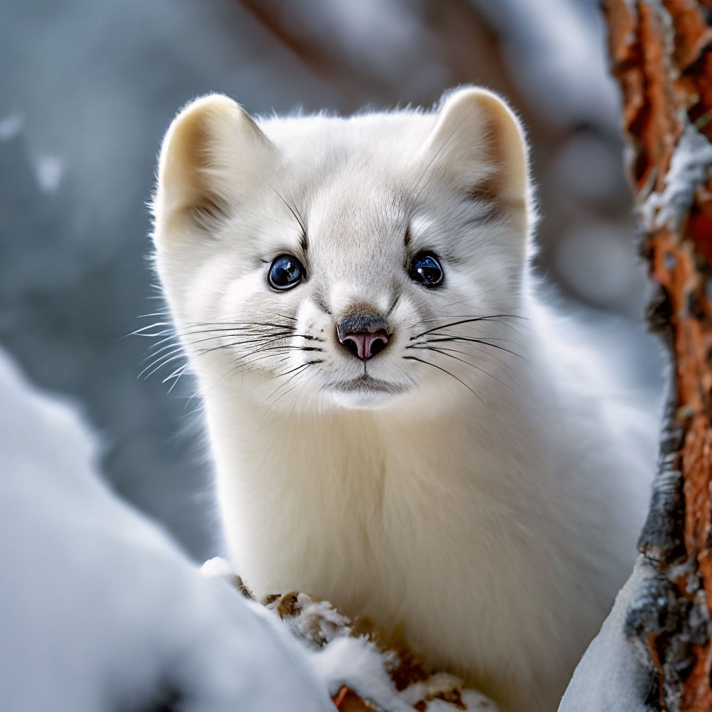 «Соболь white sable,professional …» — картинка создана в Шедевруме