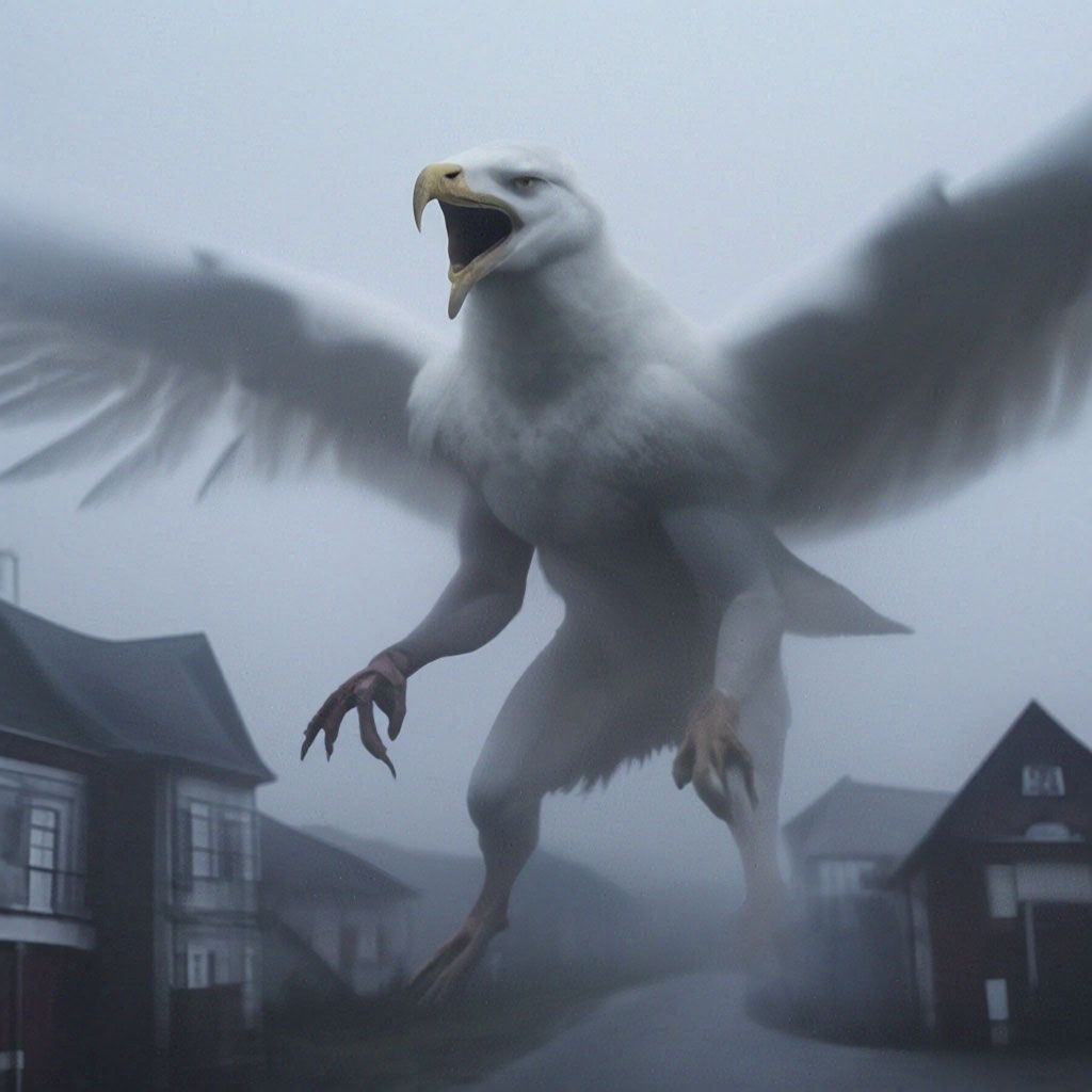 "Они возвращаются, чтобы нежно орать …" — image created in Shedevrum