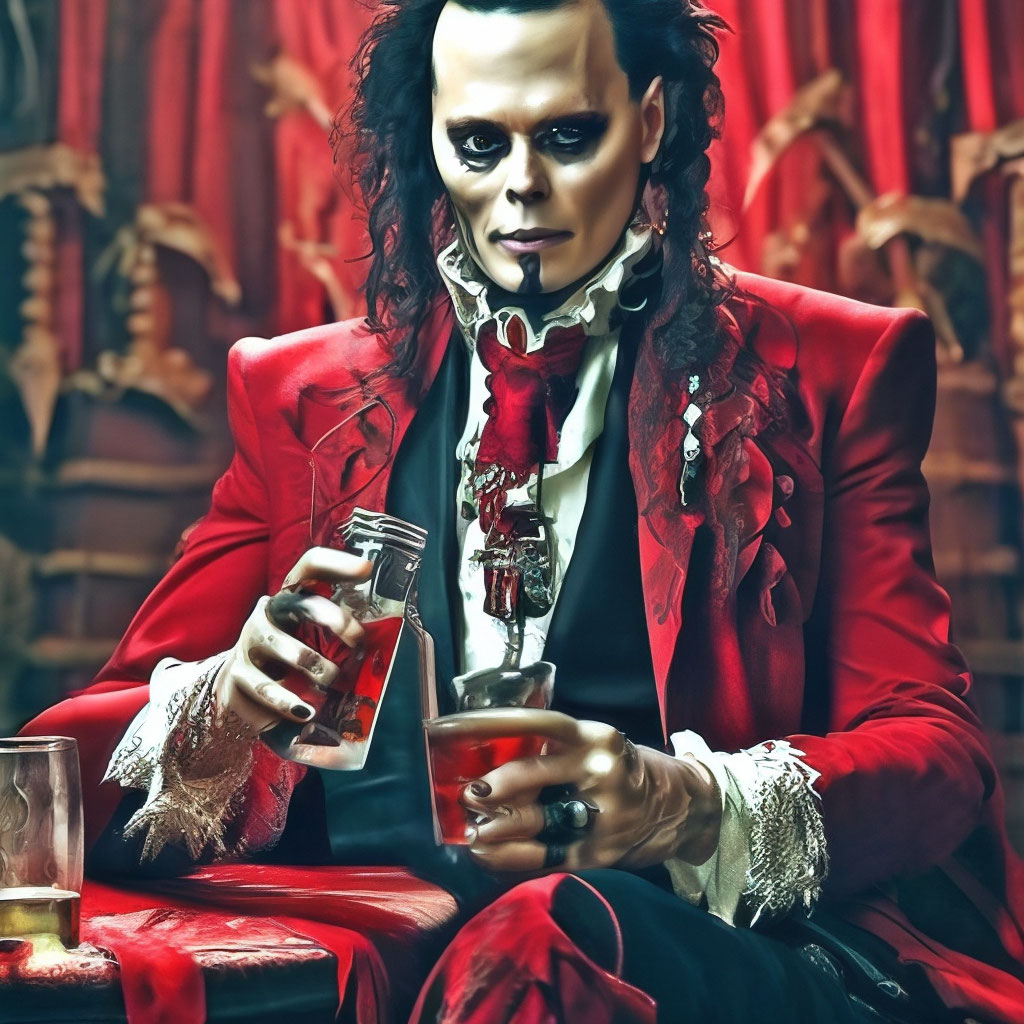 "Johnny depp [Johnny Depp monster with…" — image created in Shedevrum