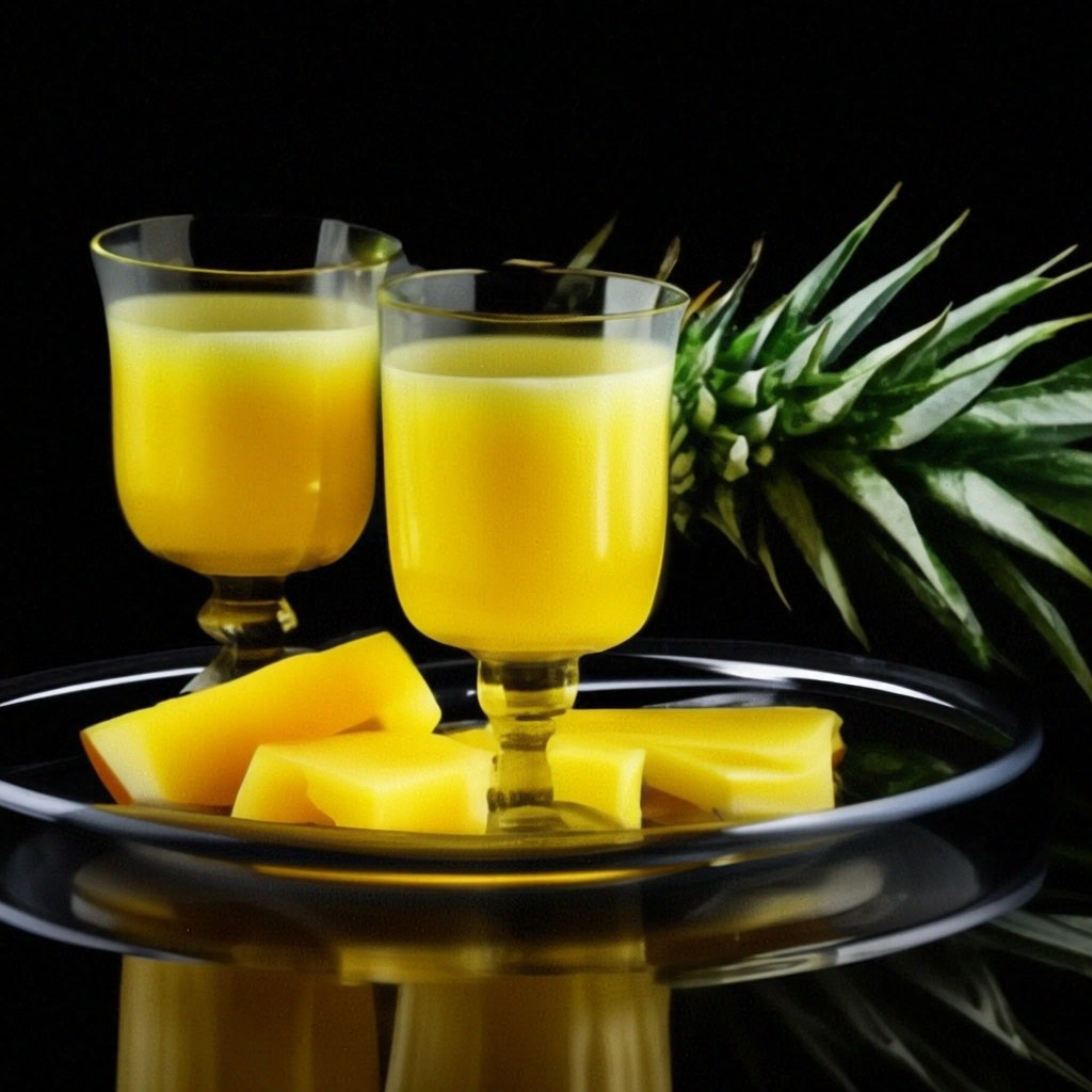 "World Pineapple Day March 12th minimalism yellow green white pineapple ...