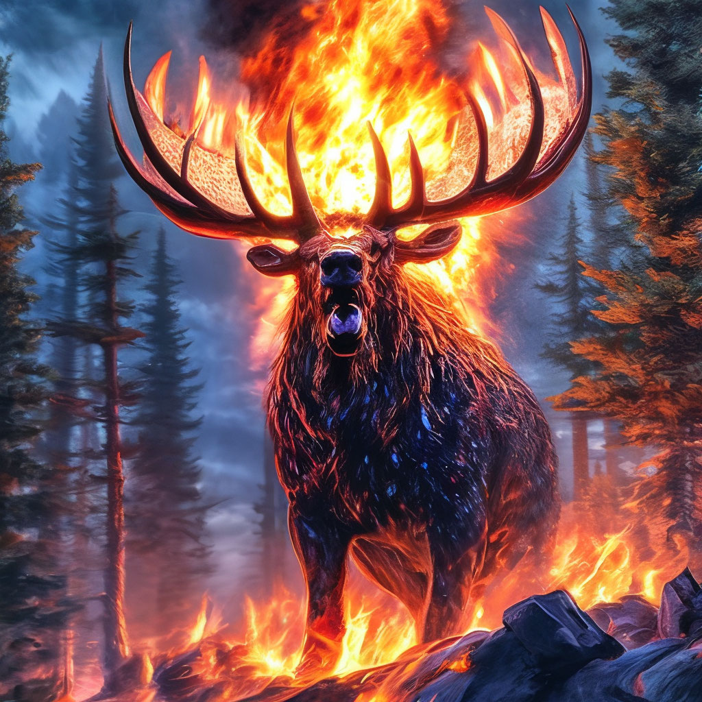"Burning, burning like coal from the inside moose , epic , fabulous ...