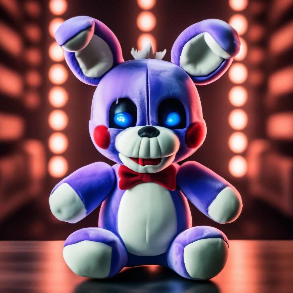 "Plush fools fnaf" — image created in Shedevrum