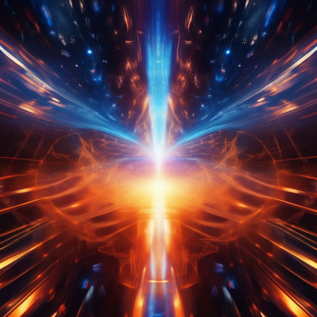 "Quantum Reality" — image created in Shedevrum