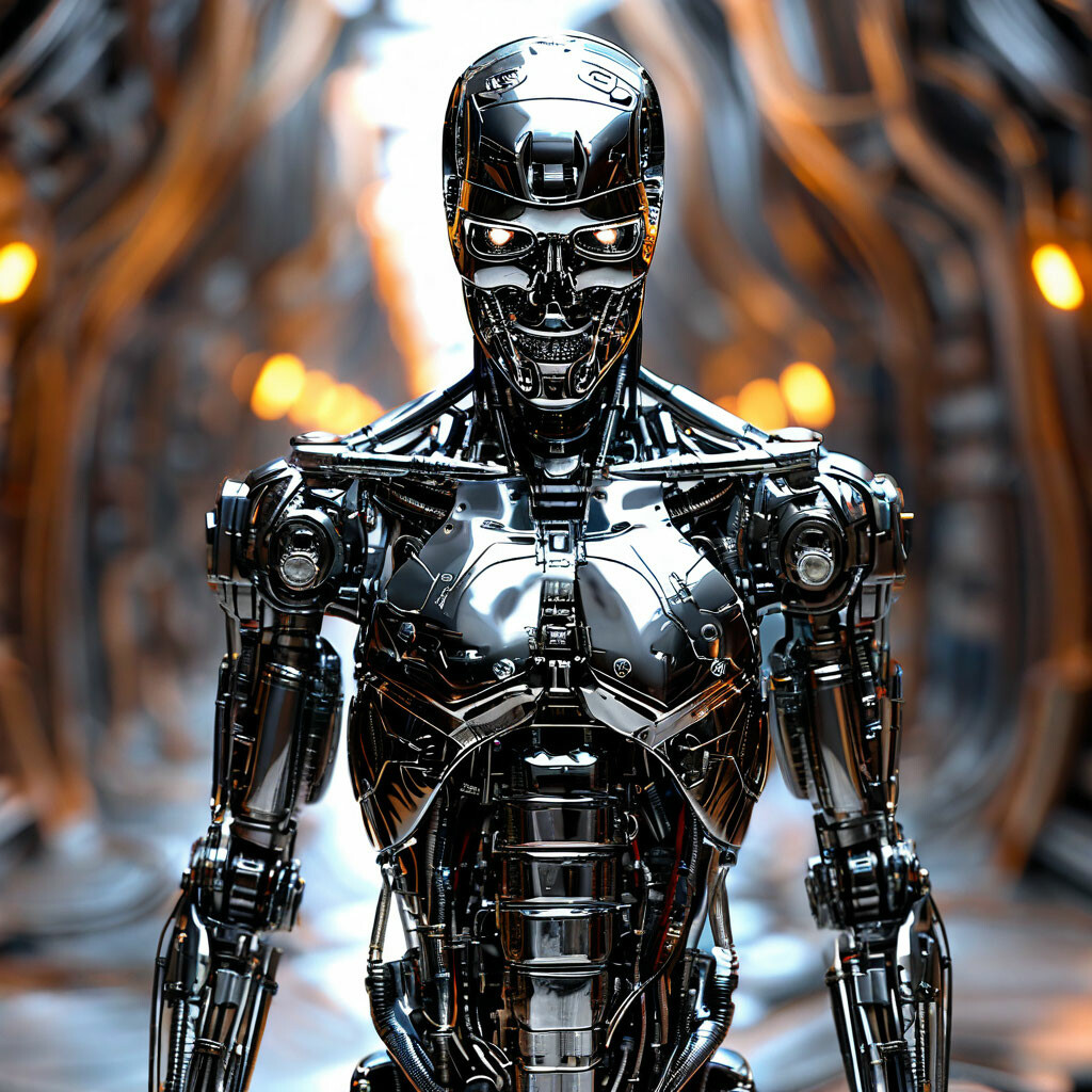 "Cyborg, human, exoskeleton, terminator, liquid metal, circuits, boards ...