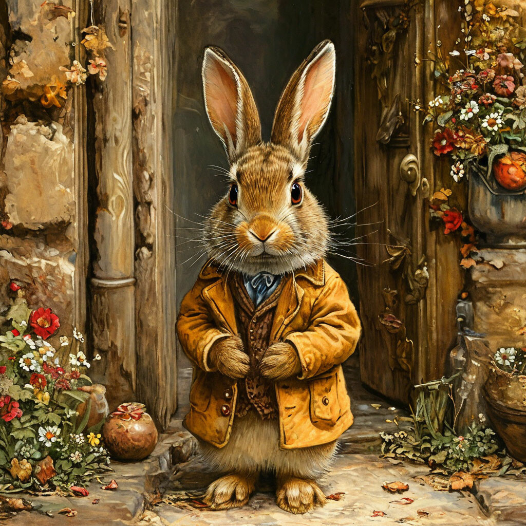 "Brother Rabbit Beatrice Potter, Style of children's book illustration ...