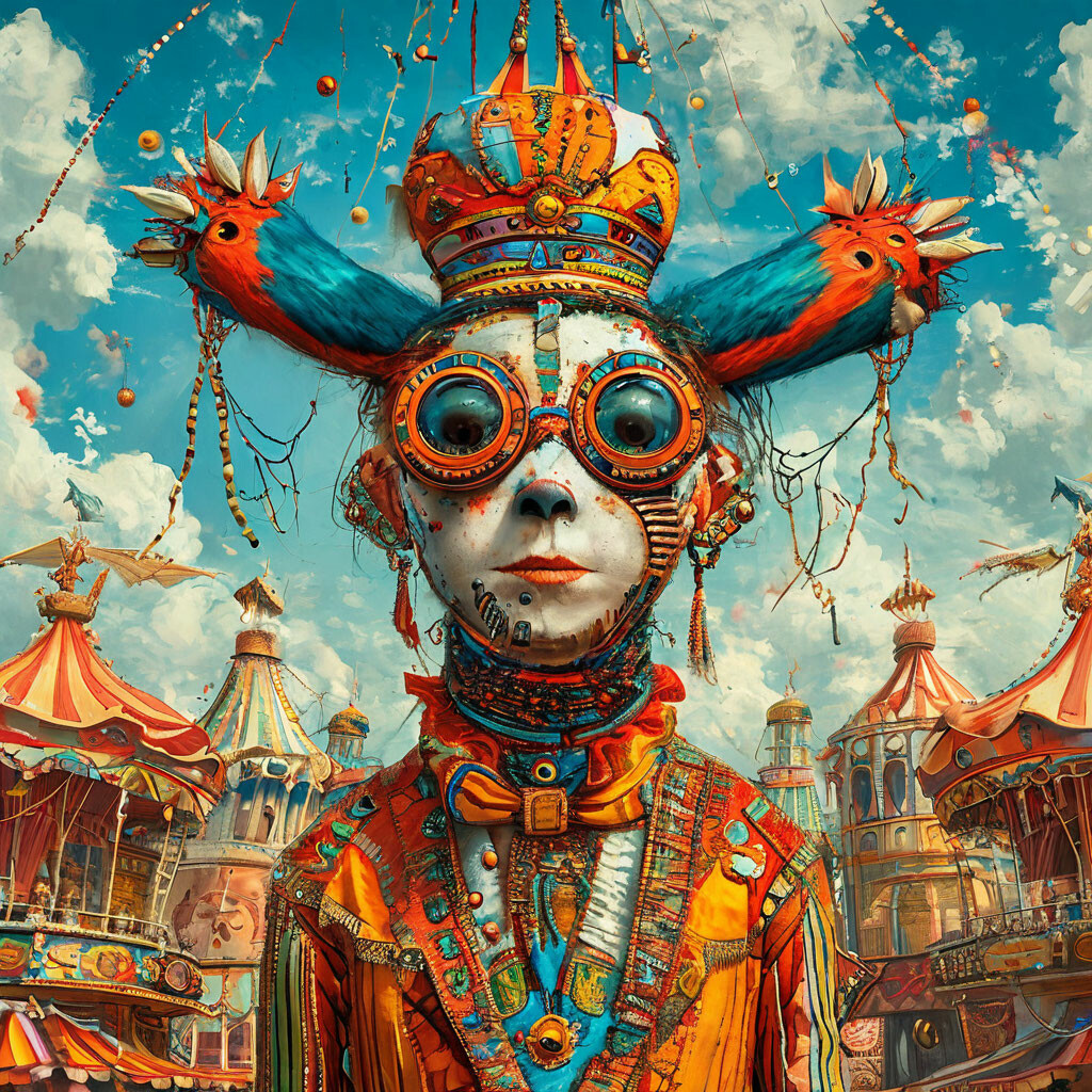 "THE AMAZING DIGITAL CIRCUS : THE PILOT" — image created in Shedevrum