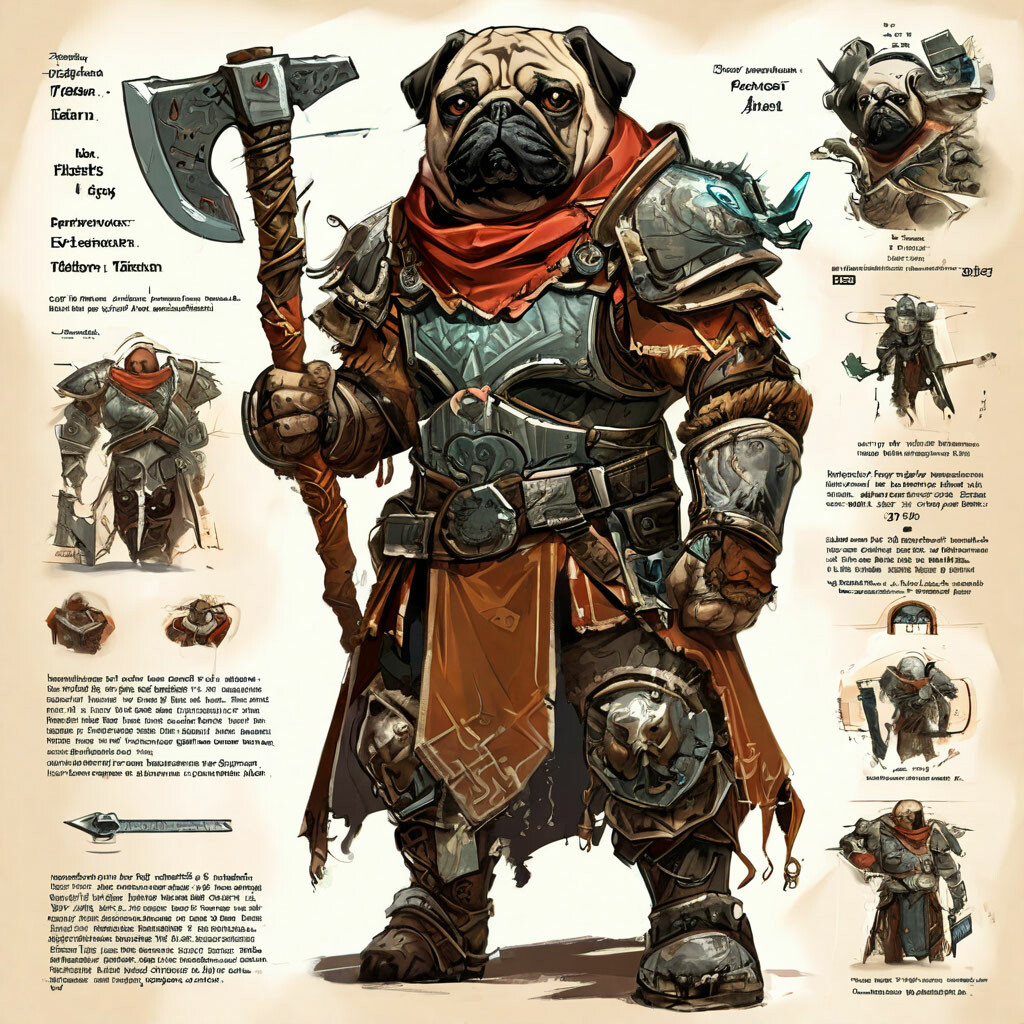 "Concept art, character sheet, …" — image created in Shedevrum