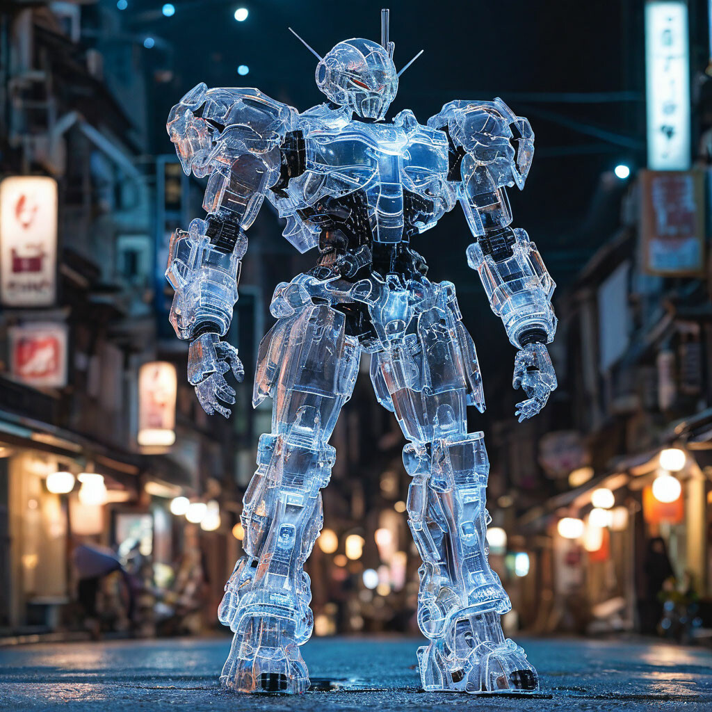 "Ghost, a projection of a huge …" — image created in Shedevrum