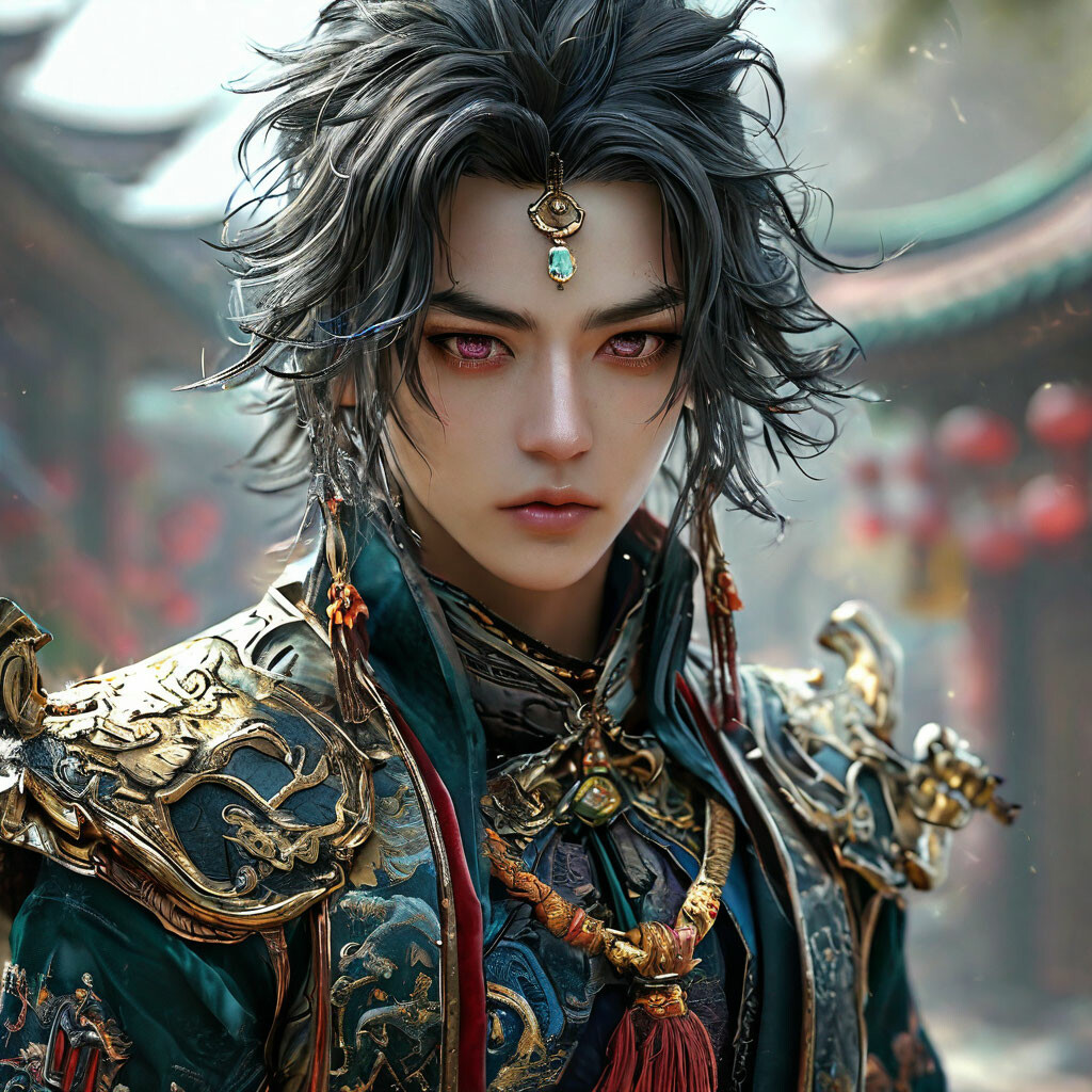 "Xiao from the game genshin impact" — image created in Shedevrum