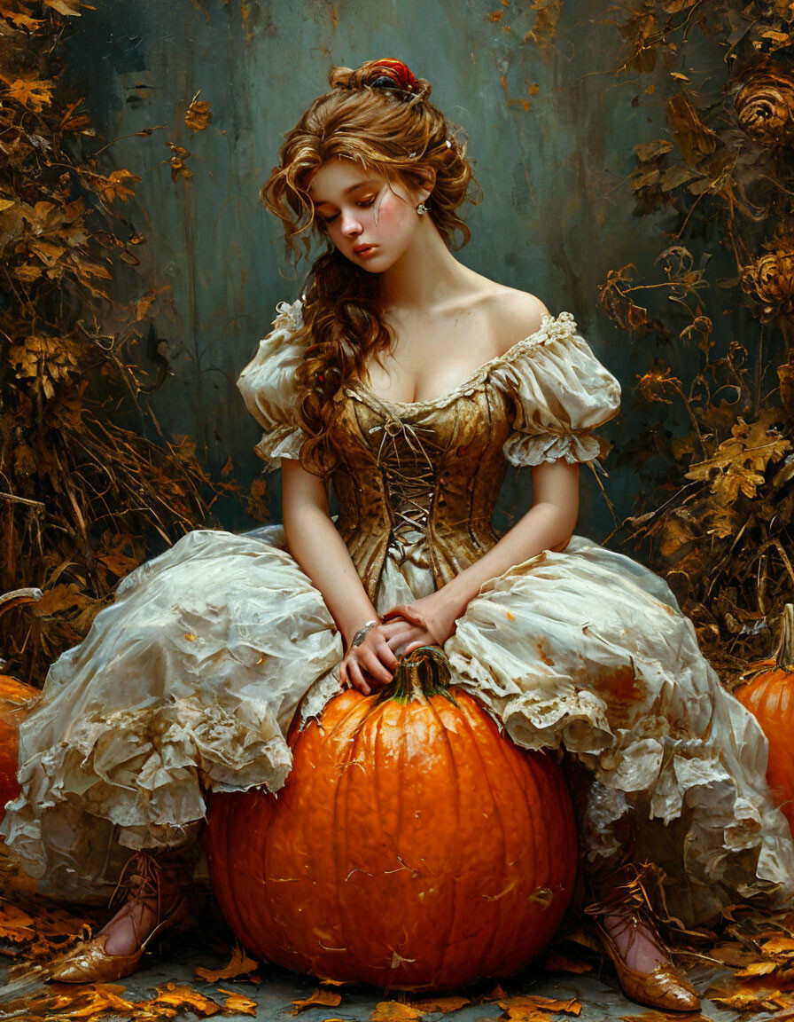 "Cinderella busty, big huge, большой …" — image created in Shedevrum