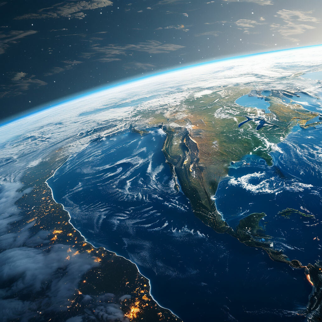 "Earth is a second away from the end of the world. Ultra realistic, 4k ...