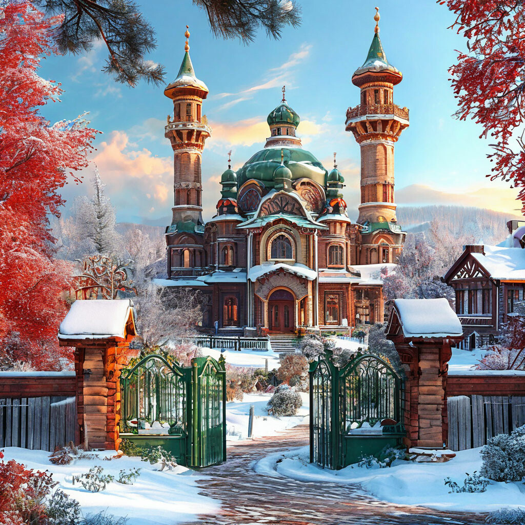 «Multidimensional composition, noon…» — video created in Shedevrum