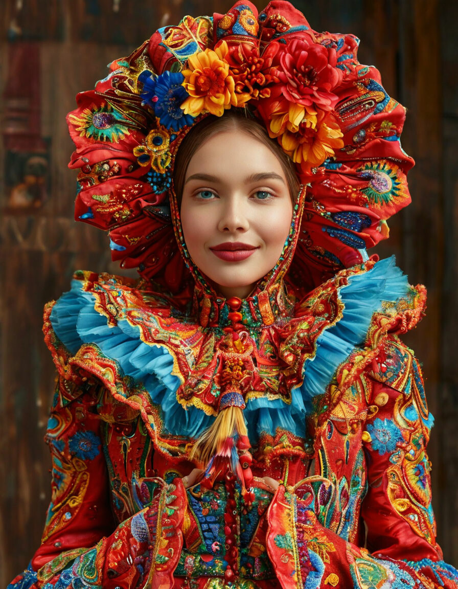 "The cover of a fashion magazine A beautiful happy model demonstrates a ...