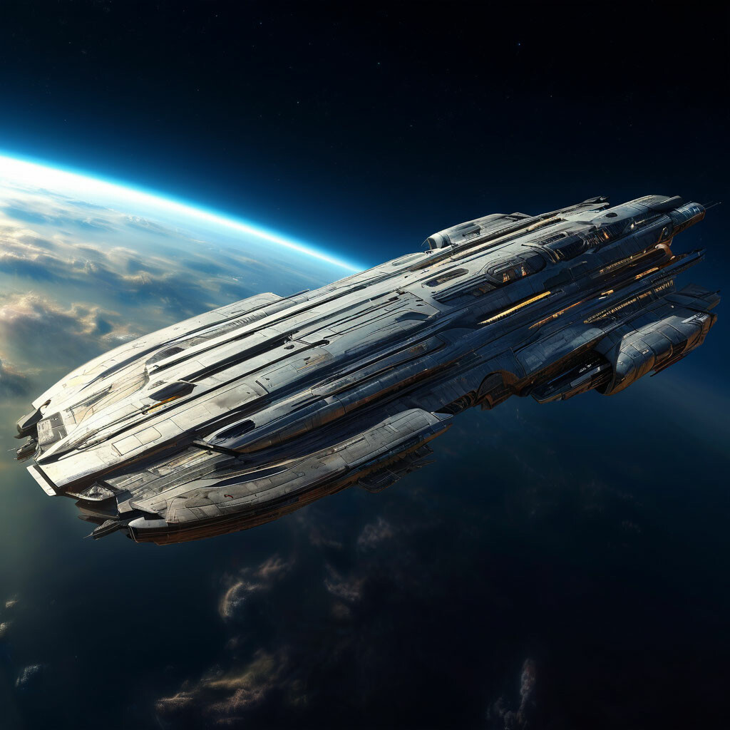 "Karabal is flying in the vast expanses of space in the galaxy of the ...