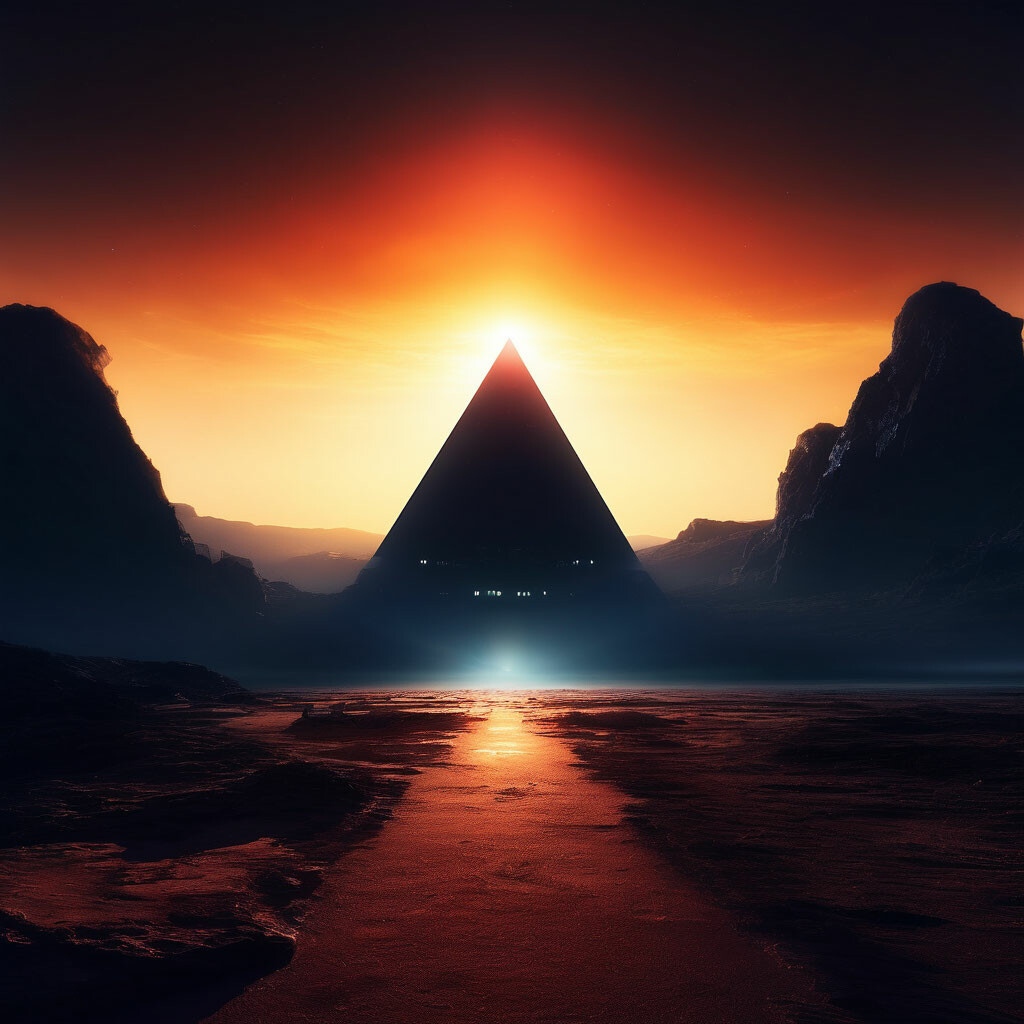 "Collab@ Alexey Matyskin planet scale, wide angle, alien canyon, red ...