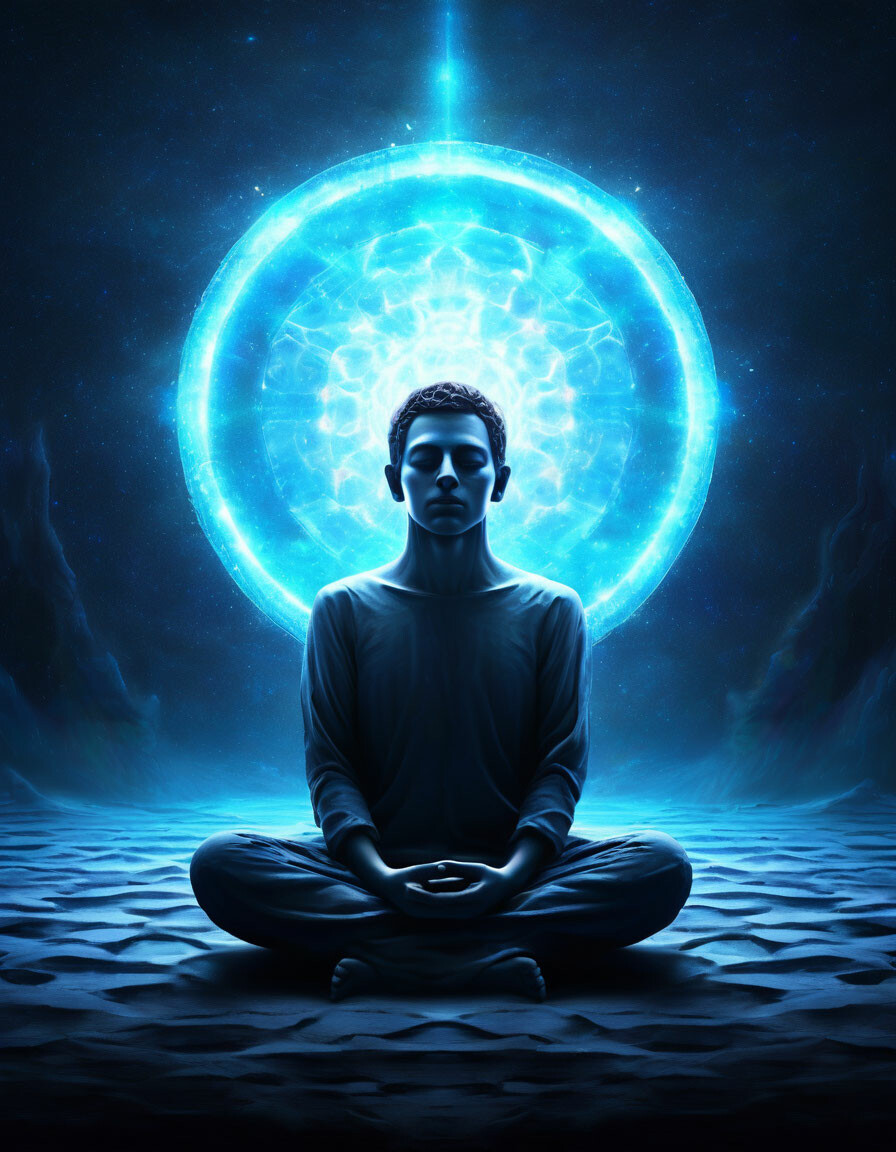 "How the consciousness of the soul …" — image created in Shedevrum