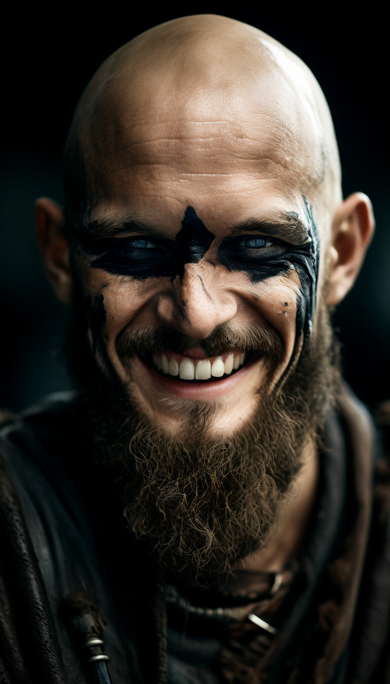 "Floki from the TV series Vikings with…" — image created in Shedevrum