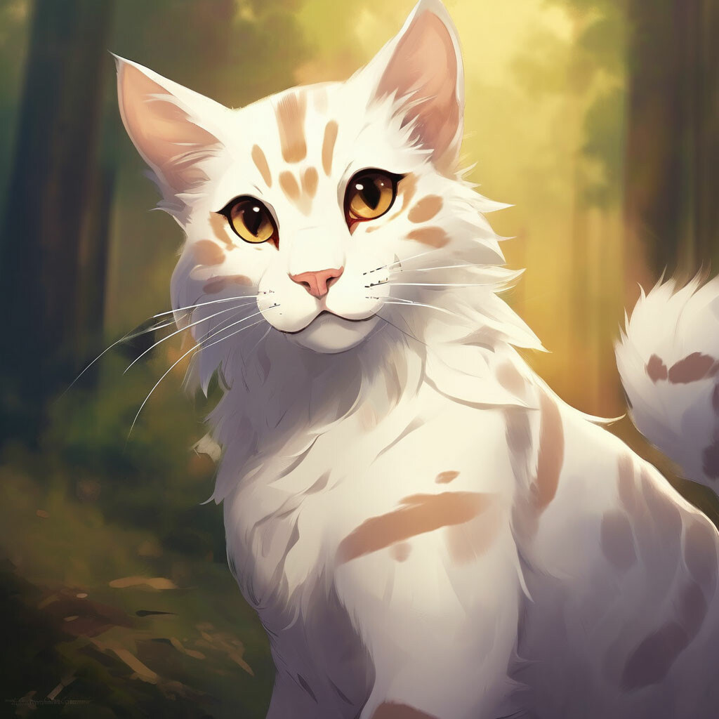 "A new character! Akira Akira is a warrior cat , with white fur , and ...