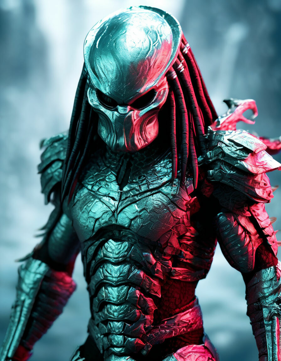 "Mint scorpion predator predator covered with xenomorph skin with ...