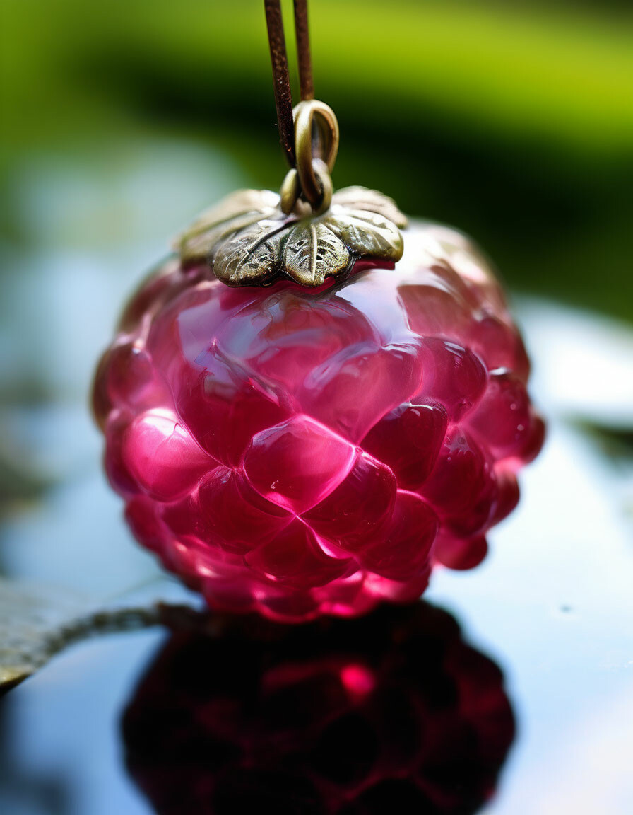 raspberry, gooseberry,reflection …" — image created in Shedevrum