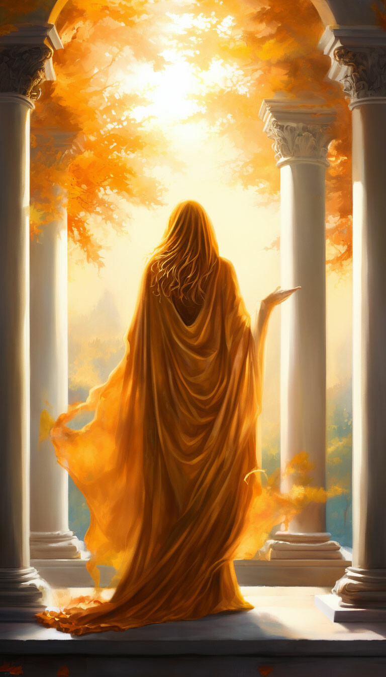 "The Incarnation:Autumn Goddess …" — image created in Shedevrum
