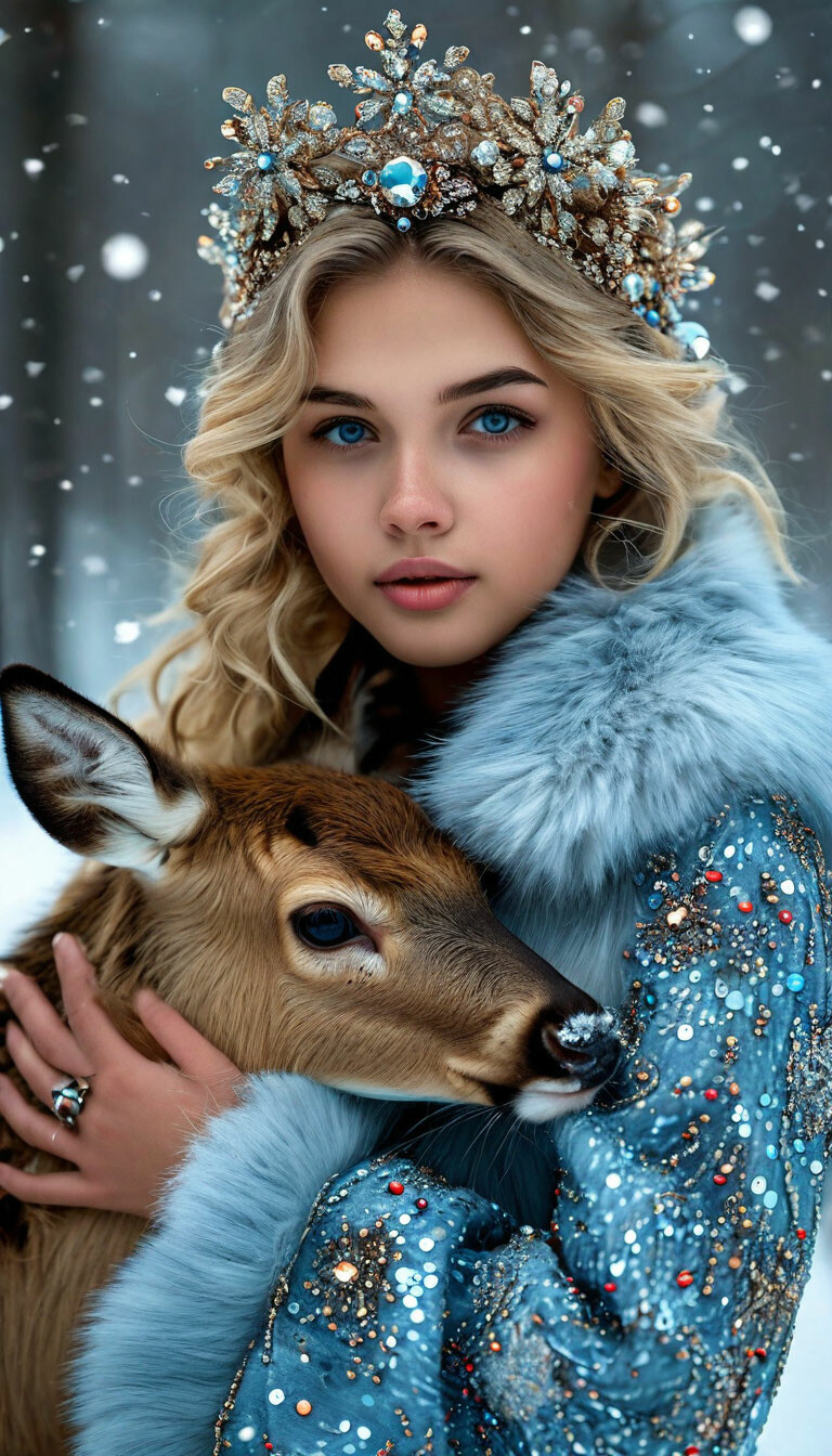 "A beautiful 18-year-old girl Miss …" — image created in Shedevrum