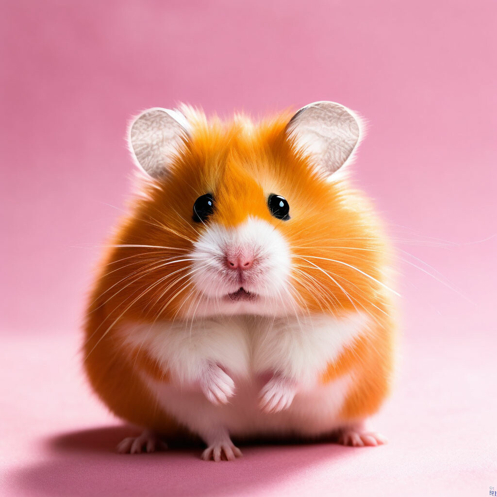 "I'm giving the Hamster away: name:Pumpkin breed:Angora Hamster Color:A ...