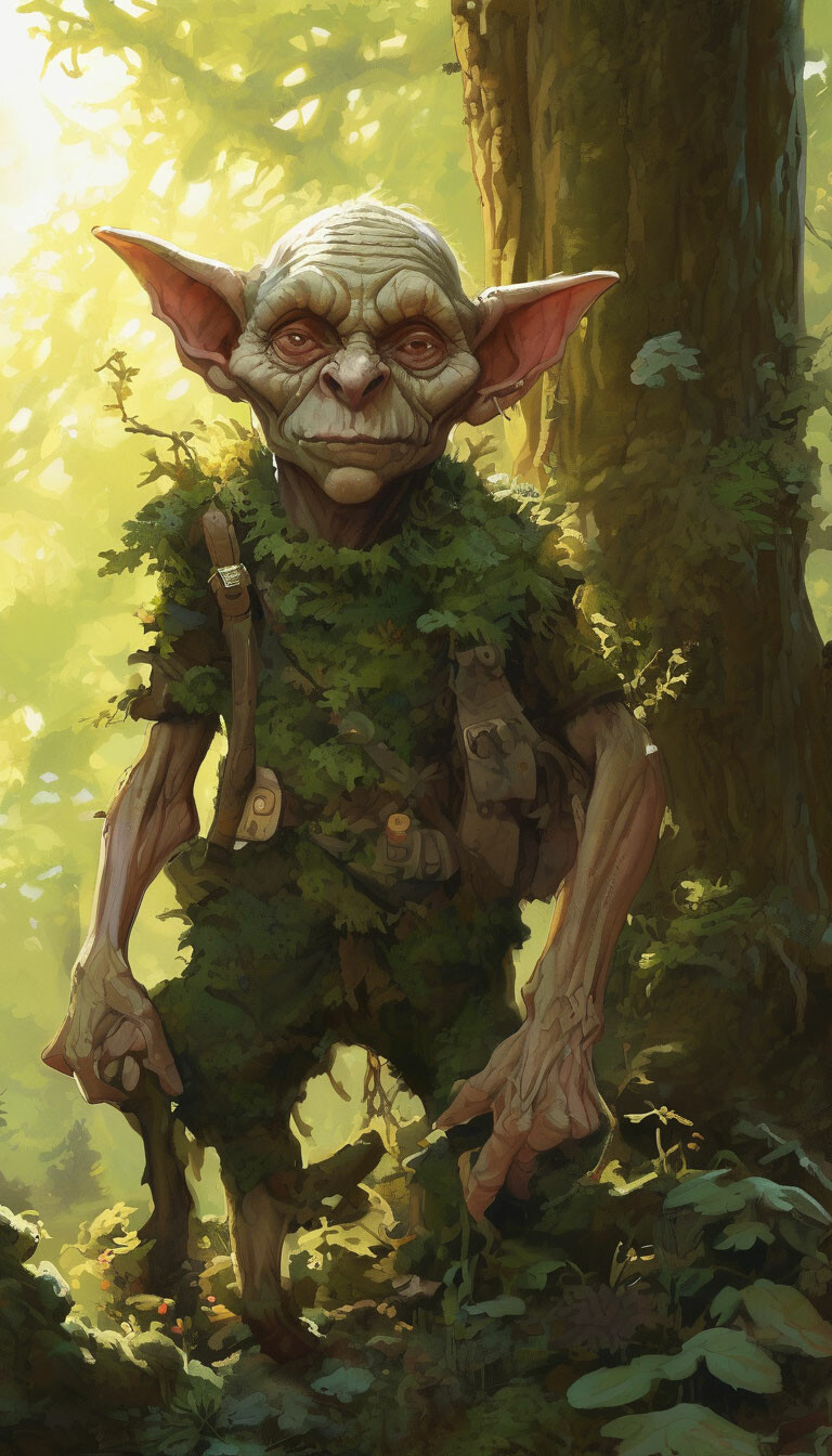 "There are miracles, there is a goblin... leshii peeps from behind an ...