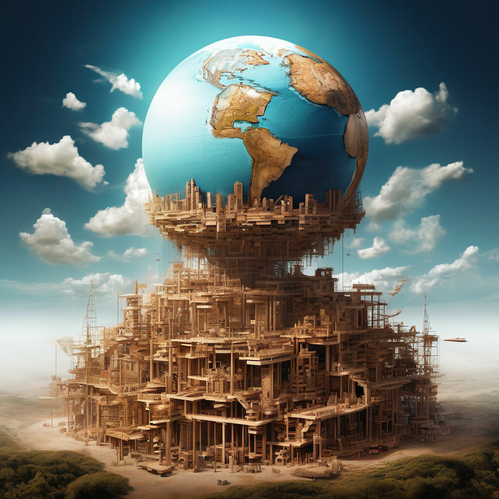 "Build the world, build yourself.Build yourself build the world ...