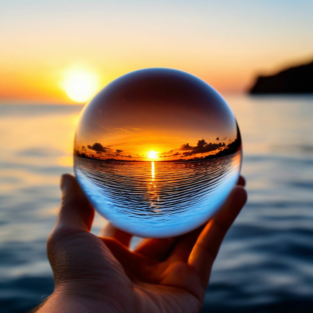 "Who needs a crystal ball? A beautiful…" — image created in Shedevrum