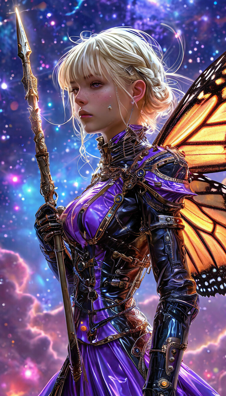 «🌺🌺🌺 Антропоморфная девушка-бабочка …» — видео создано в Шедевруме