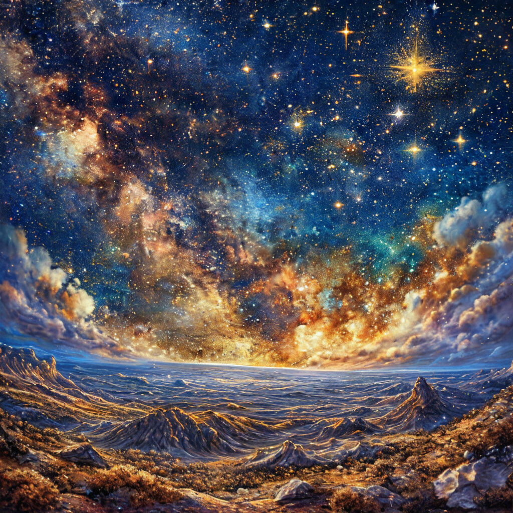 ". The fabulous scorpio cosmos, the stars, the Milky Way, everything ...
