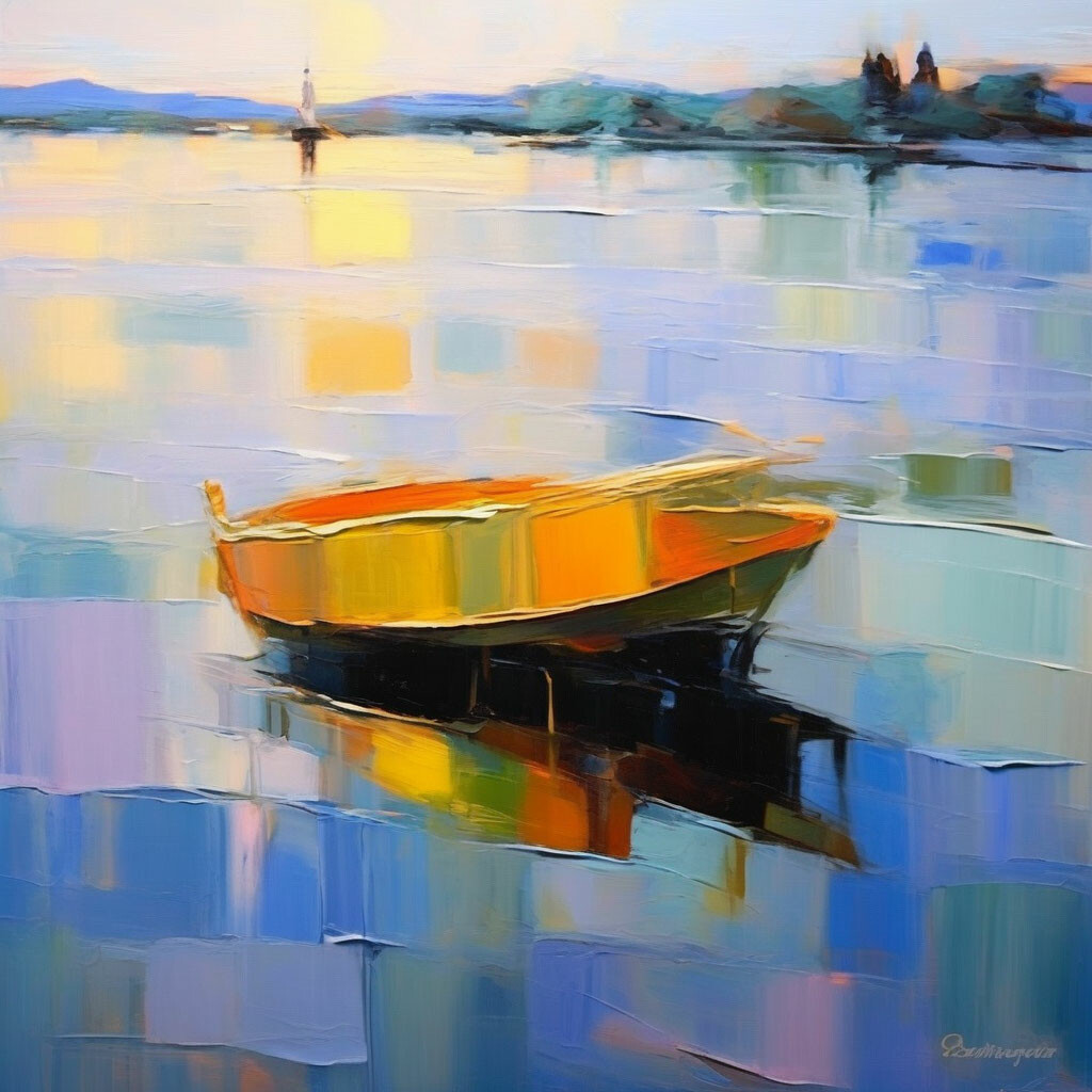 "Paints + strokes + randomize = Carol Marine, Monet, simplicity ...