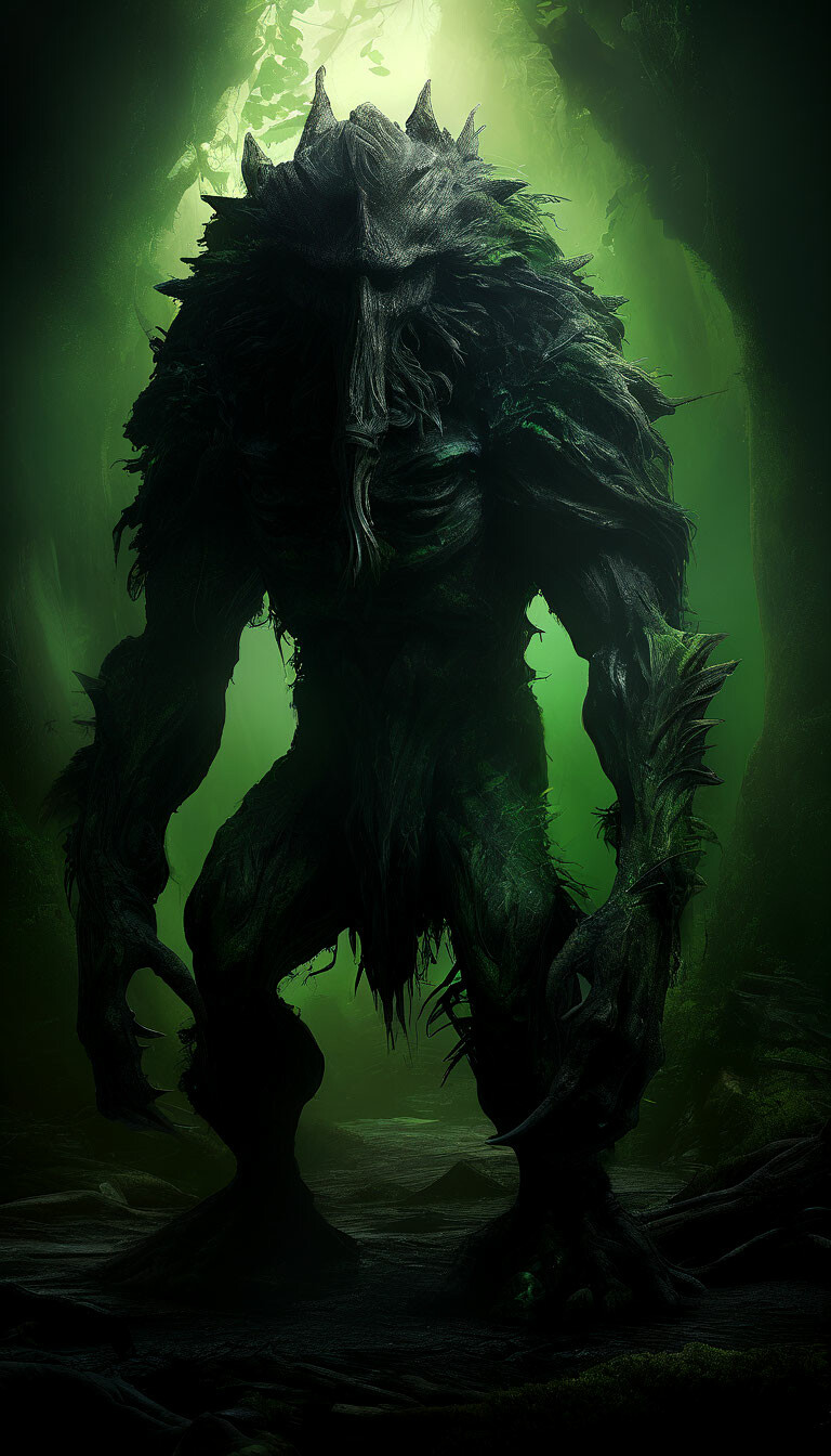 "Crypota. horror. monster. fantasy. art. muck" — image created in Shedevrum