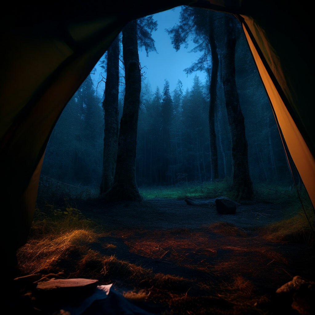 "Professional photo night of nature …" — image created in Shedevrum