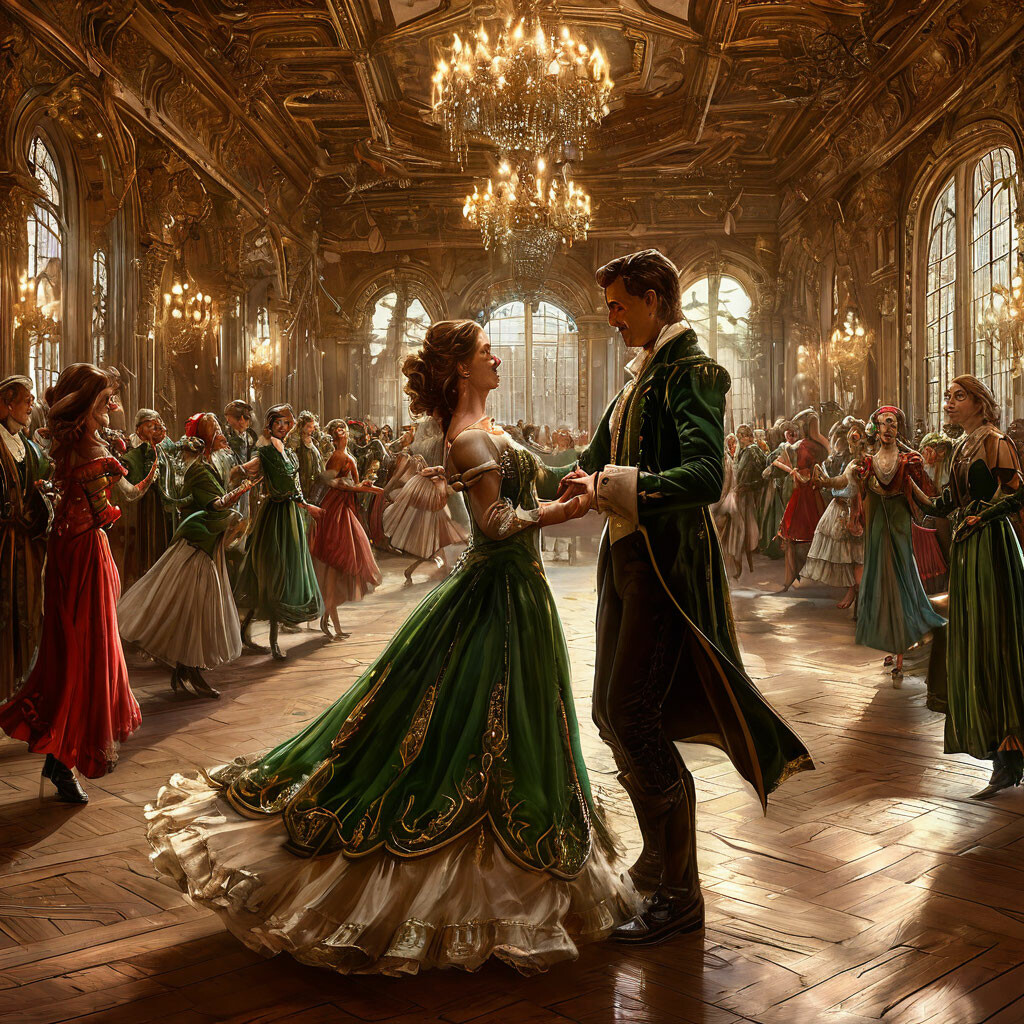 "To the sounds of an ageless waltz, the elves were spinning in the ...