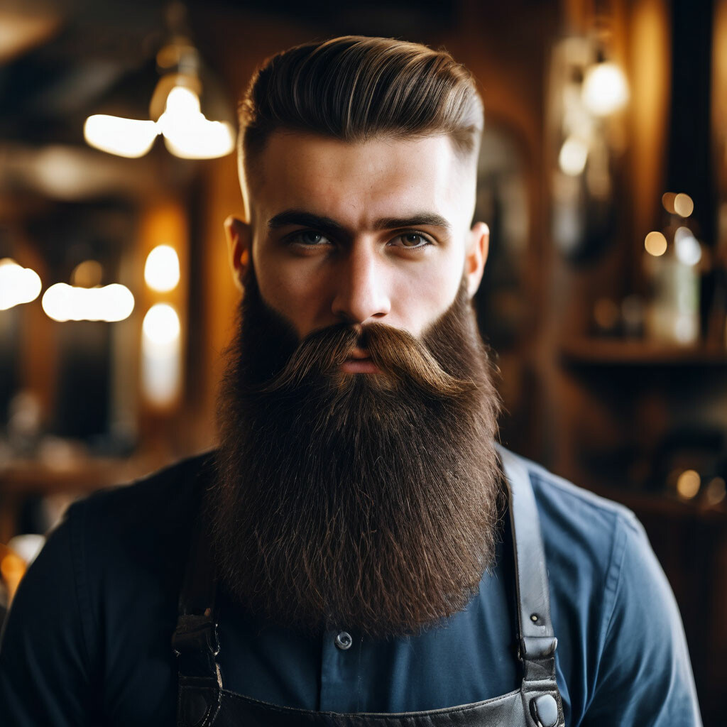 "A fashionable Chechen with a beautiful barbershop beard" — image ...