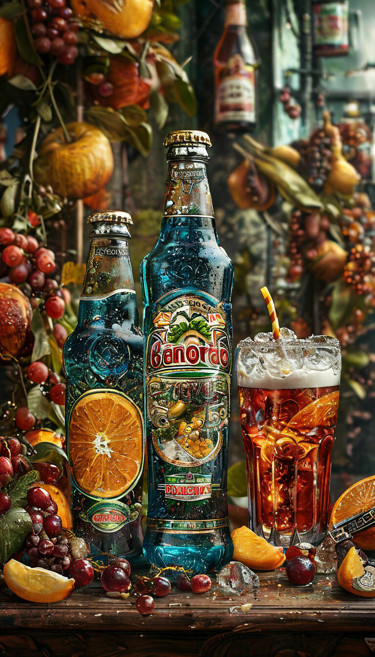 ". drink non-stop, drinks from chernogolovka, surrealism, detailing ...
