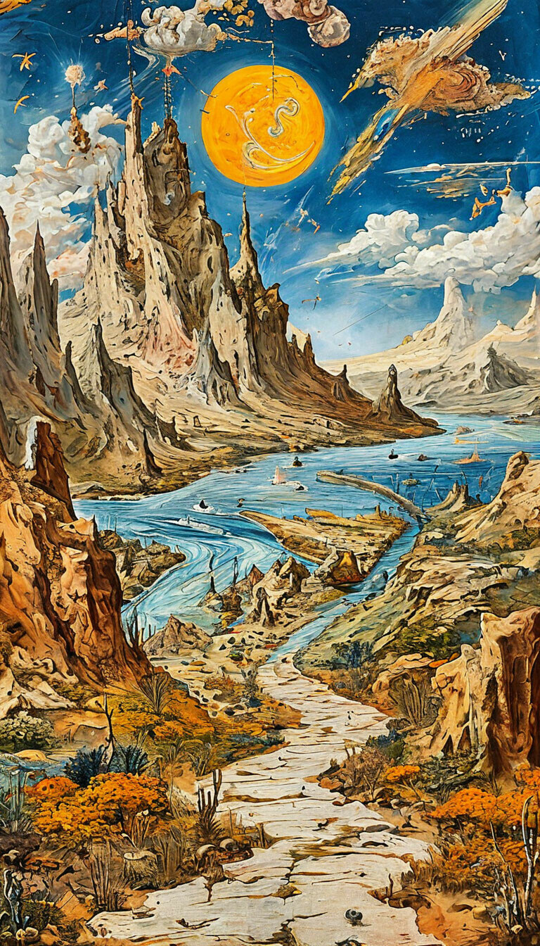 "The end of the world Armageddon according to Salvador Dali surrealism ...