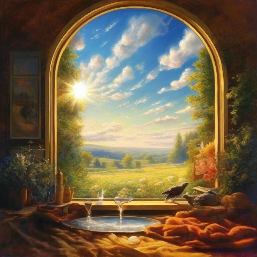 "Good morning surrealism. It's time, Beautiful, Close-up. Wake up, open ...
