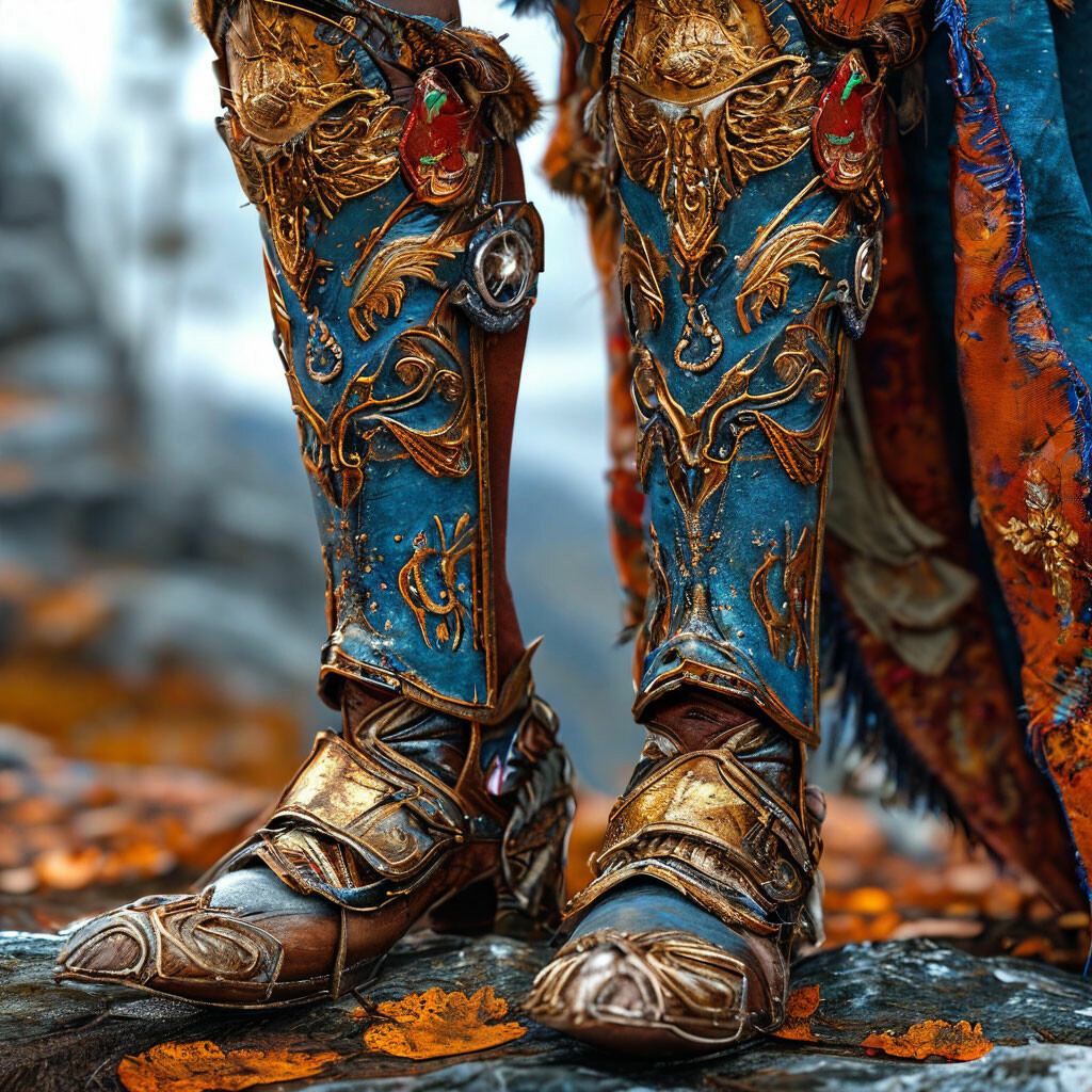 "Valkyrie /Amazon/warrior shoes bright colorful autumn/winter season in ...